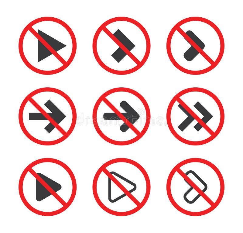 Arrow warning icon stock vector. Illustration of sign - 330519967