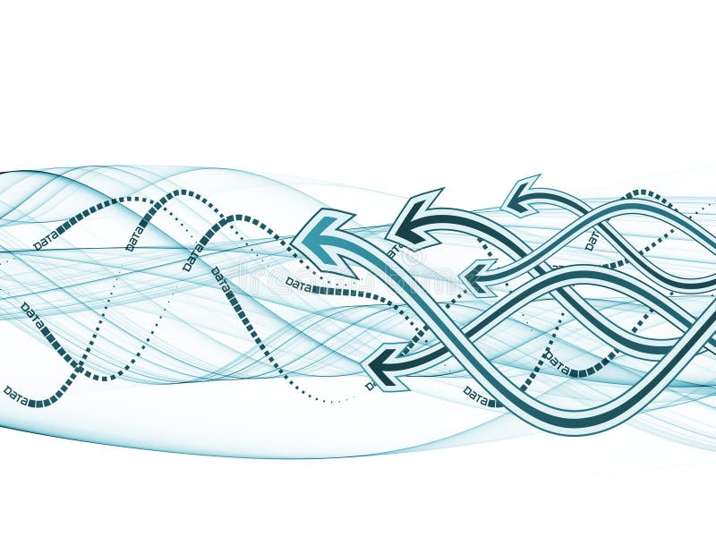 Arrow Wave stock illustration. Illustration of dynamic - 20644505