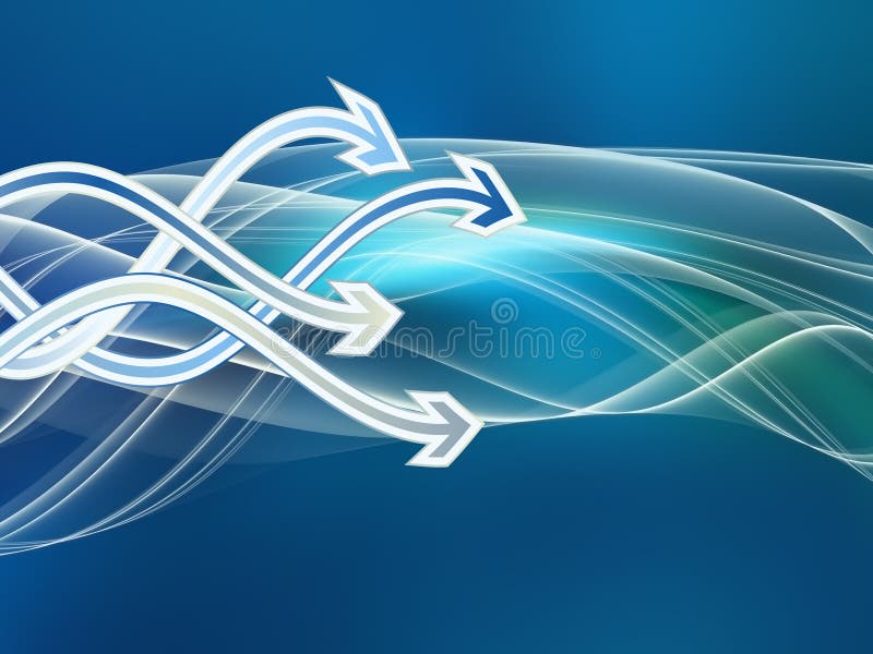 Arrow Wave stock illustration. Illustration of motion - 20644521