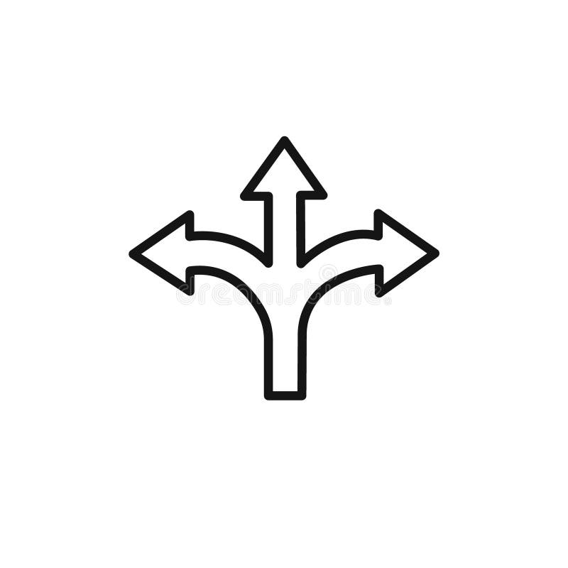 3 Way Arrow Stock Illustrations – 347 3 Way Arrow Stock Illustrations ...