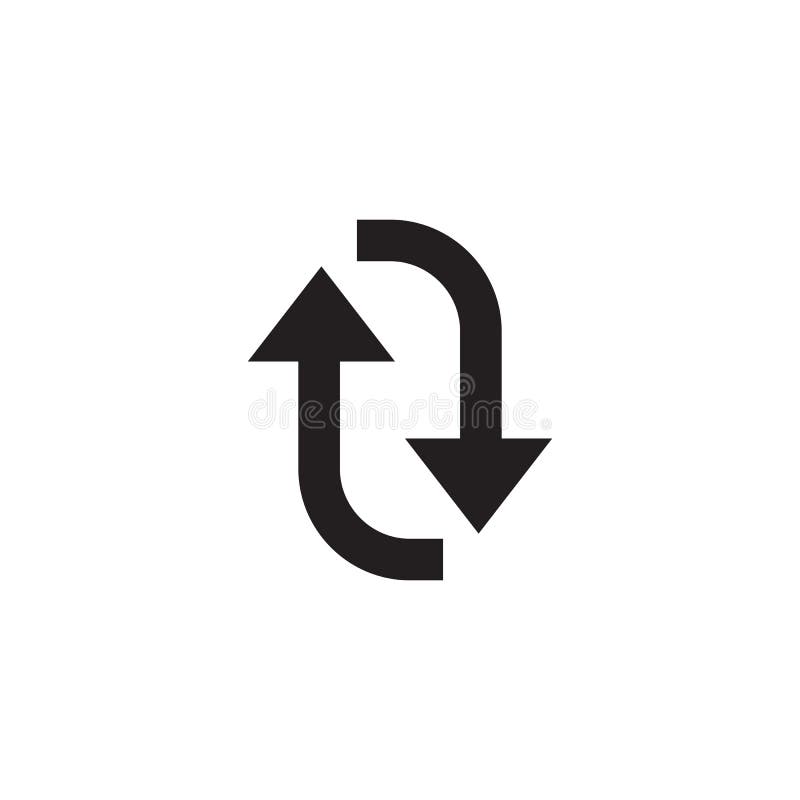 Arrow Way Path Icon Logo Design Vector Template Stock Vector ...