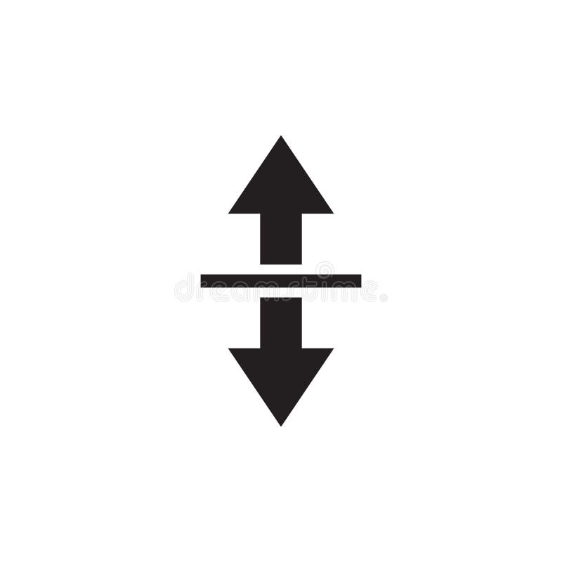 Arrow Way Path Icon Logo Design Vector Template Stock Vector ...