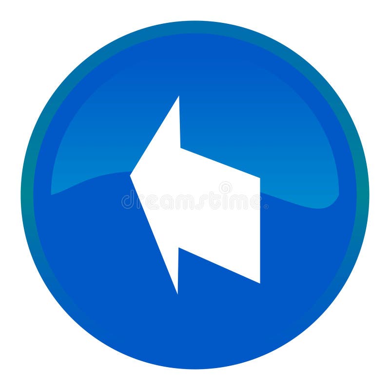 Arrow web button stock vector. Illustration of right, point - 8995300