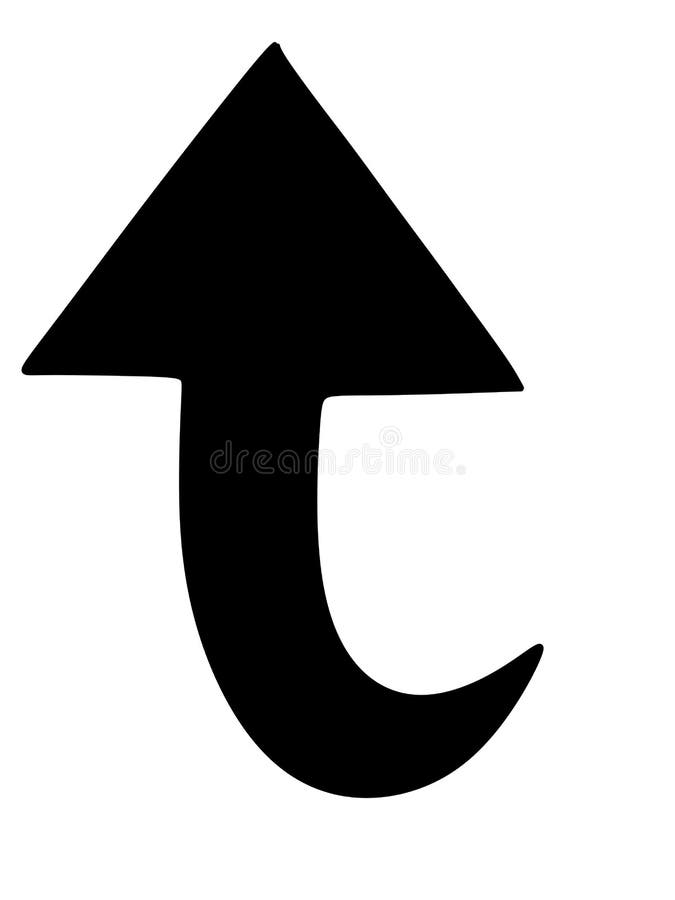 Simple Arrow. Minimal Design Stock Illustration - Illustration of ...