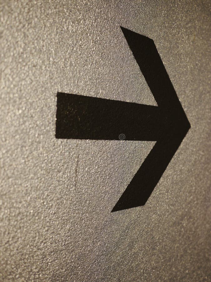 Arrow Which Shows the Direction Stock Photo - Image of symbol, ideas ...