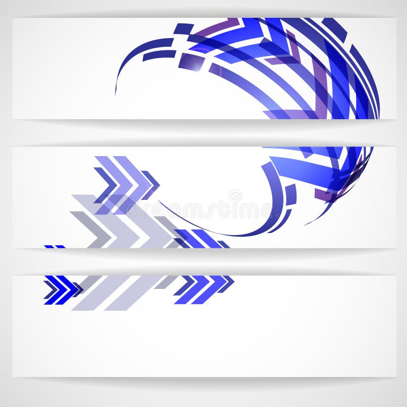 Arrow Blue Background with Place for Your Text. Stock Illustration ...