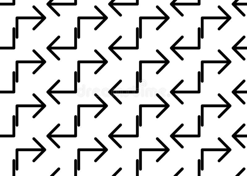 Arrow on a White Background. Seamless Texture. for Printing, Wrapping ...