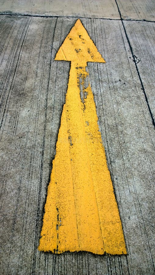 Arrow stock image. Image of future, asphalt, city, driveway - 46325599