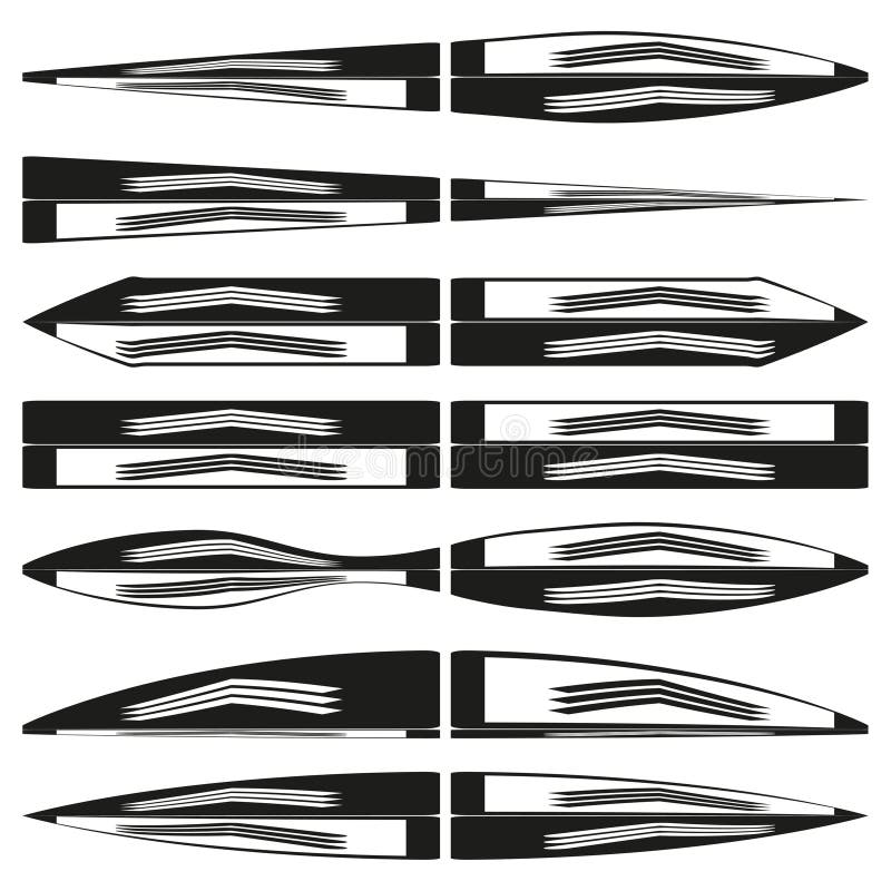 Arrowhead Column Pattern. Stacked Spear Rows. Directional Border Vector ...