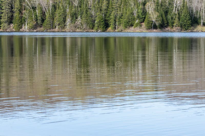 Arrowhead Lake Ontario in Springtime Stock Photo - Image of serenity ...