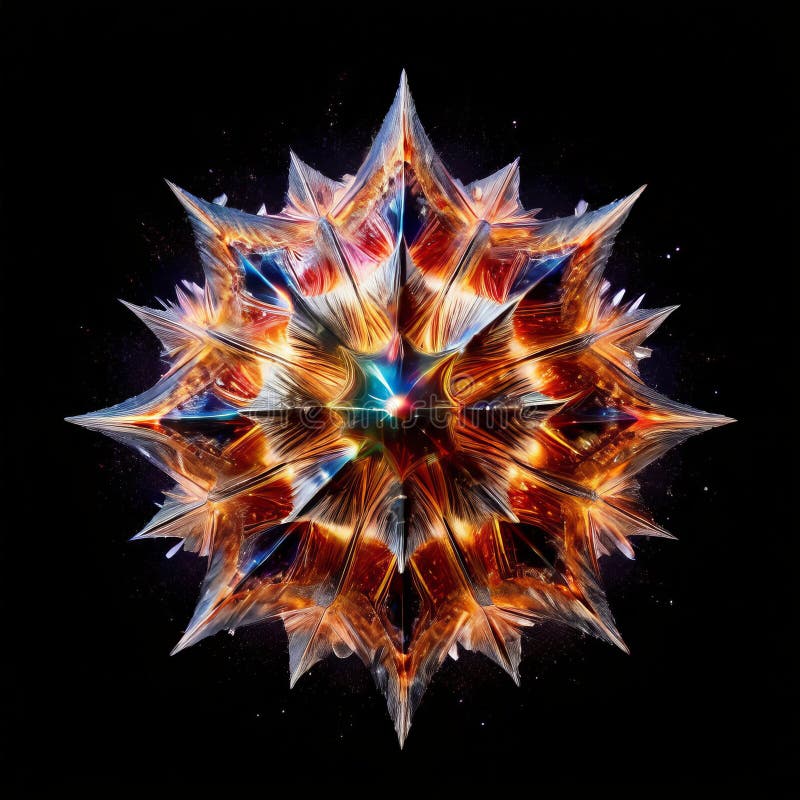 Arrowhead Shells Large Spherical Fireworks that Explo Stock Image ...