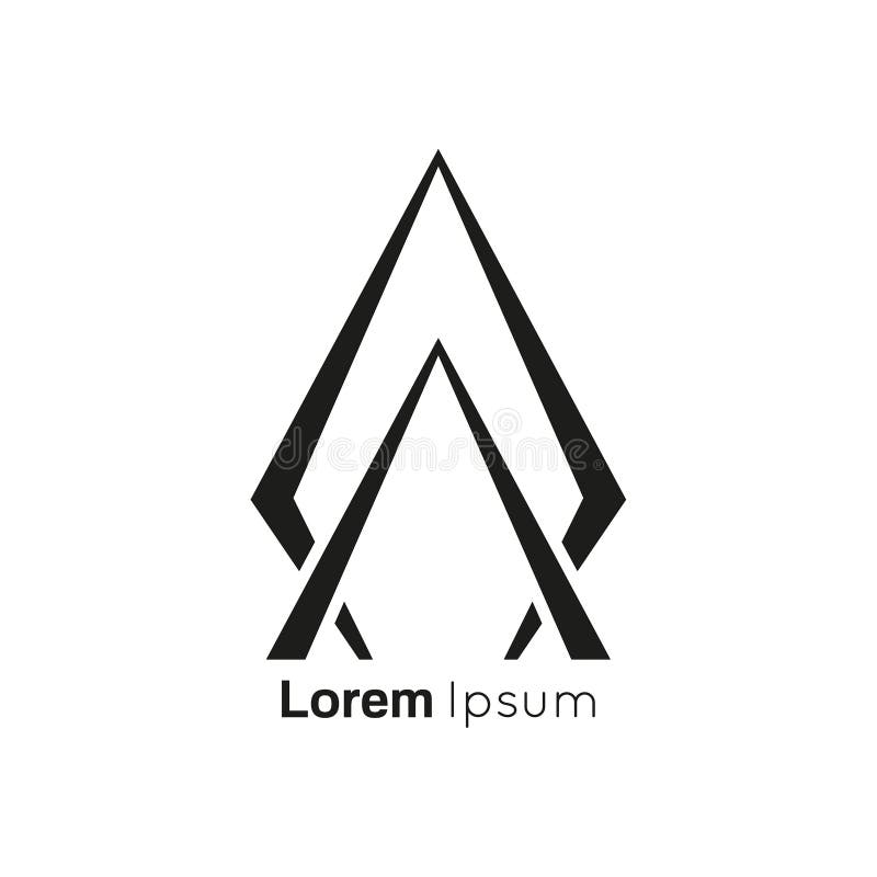 Arrowhead vector logo stock vector. Illustration of community - 214600448