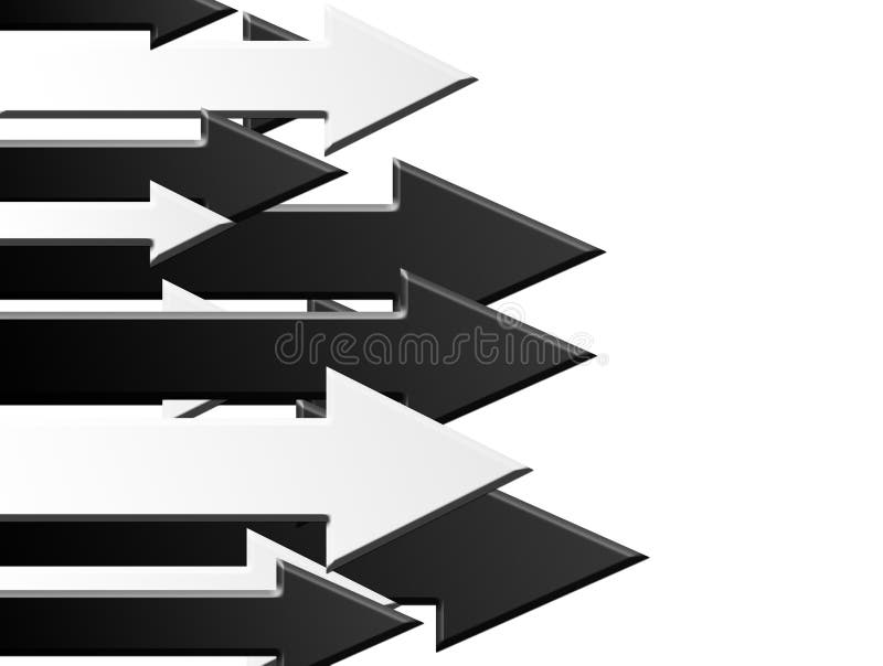 Random arrows stock illustration. Illustration of forward - 5084256