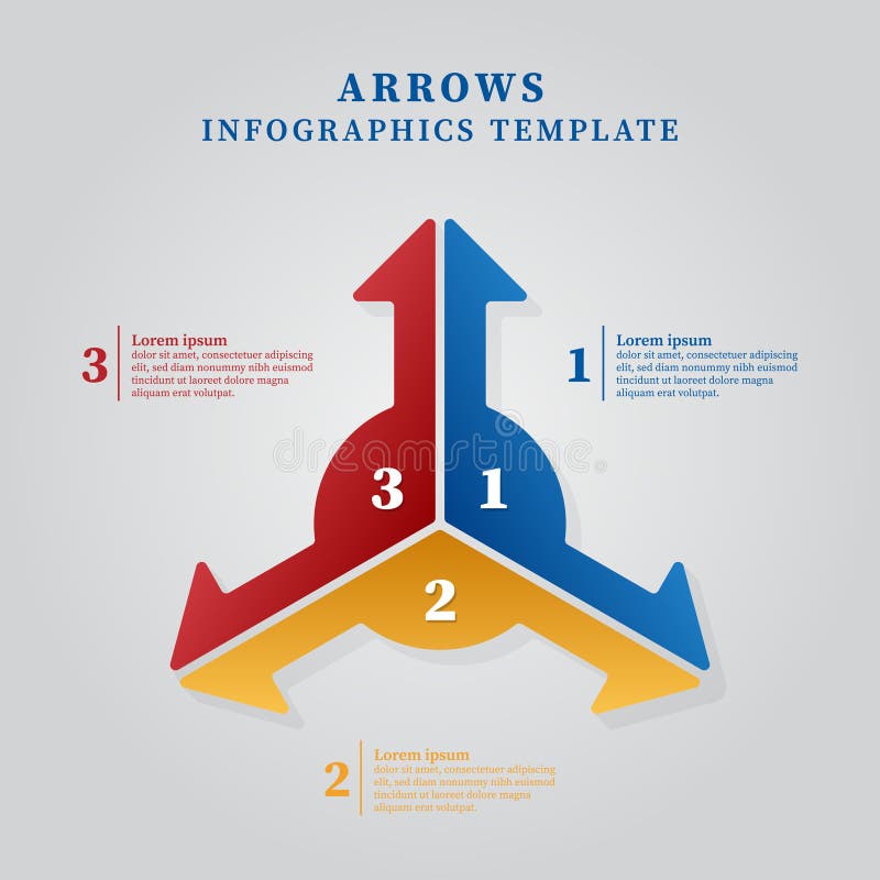 Arrow Process Steps Chart. Business Startup Step Arrows, Work Flow ...