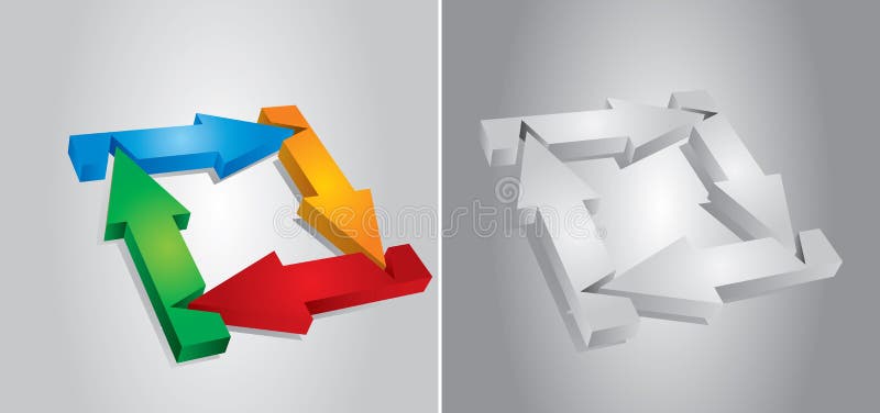 Arrows stock vector. Illustration of abstract, communication - 24749361