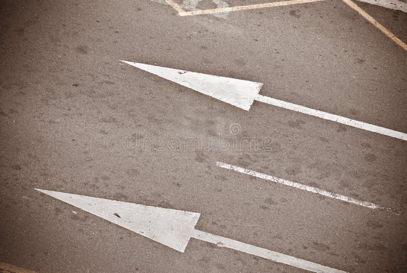 Arrows stock photo. Image of city, pavement, arrows, street - 26773434