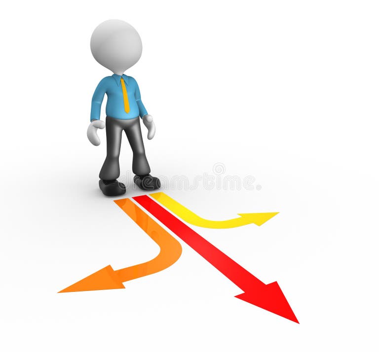 Man Directional Arrows Stock Illustrations – 311 Man Directional Arrows ...