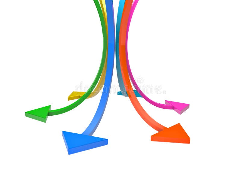 Avoid Arrow stock vector. Illustration of pointing, travel - 6867518