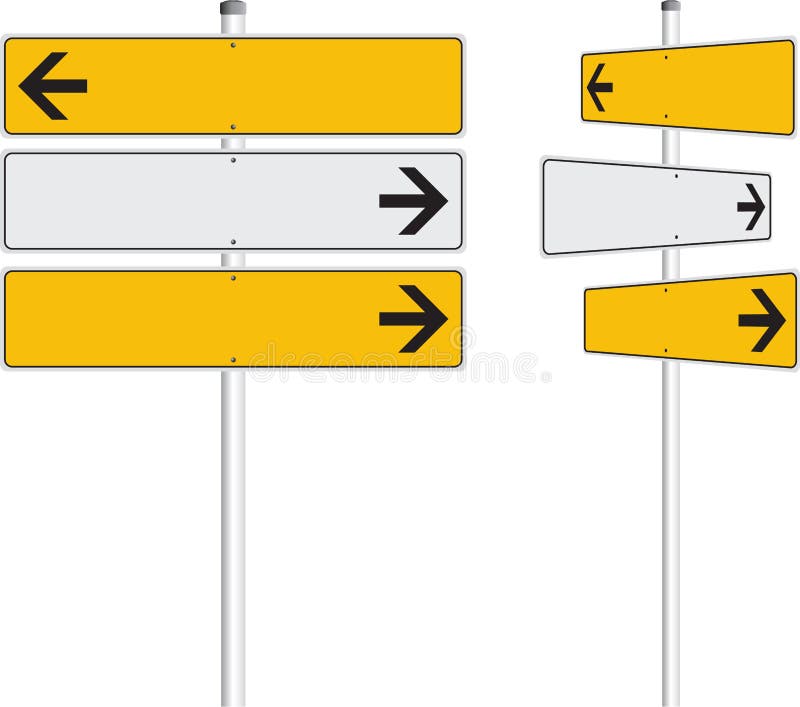 Arrows stock vector. Illustration of service, signboard - 3224446