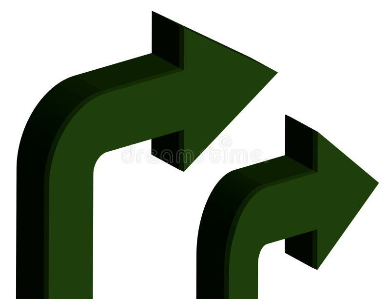 Avoid Arrow stock vector. Illustration of pointing, travel - 6867518