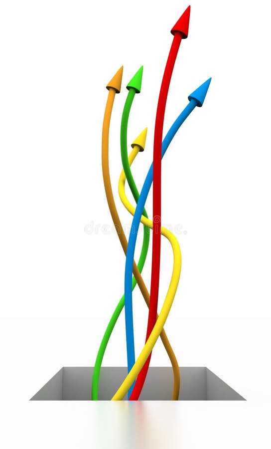 Emerging Arrows Stock Illustrations – 24 Emerging Arrows Stock ...