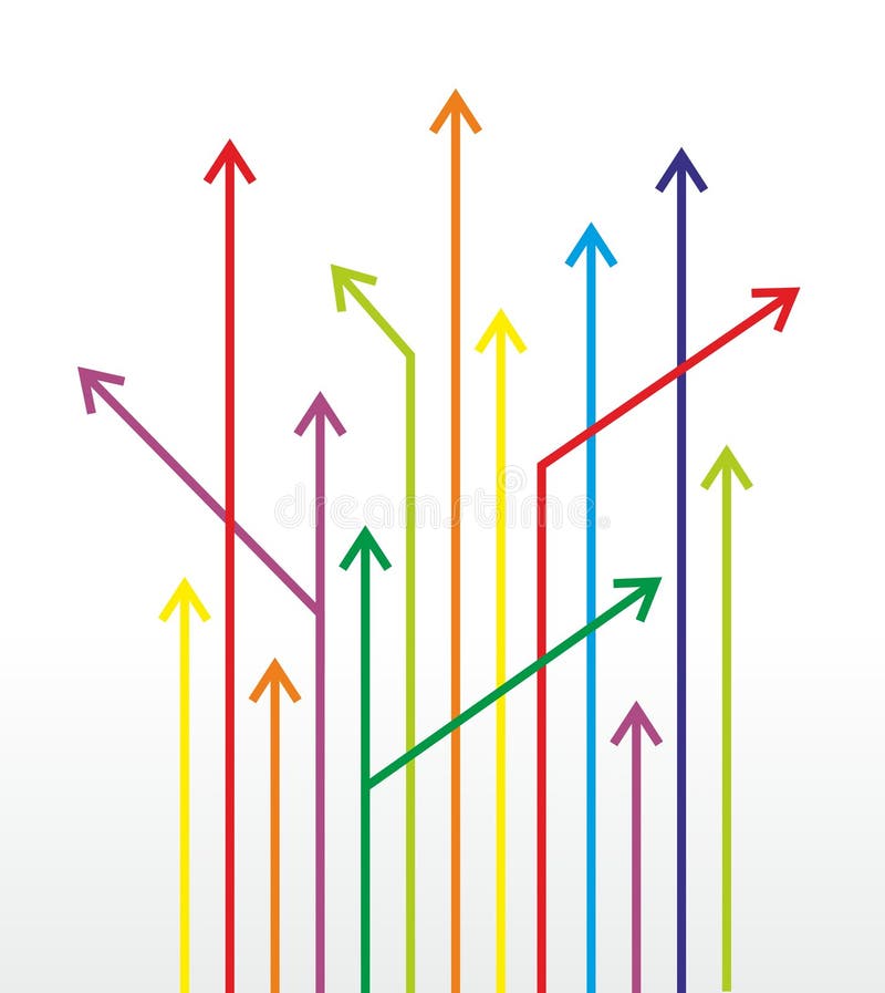 Arrows stock illustration. Illustration of design, template - 44936373