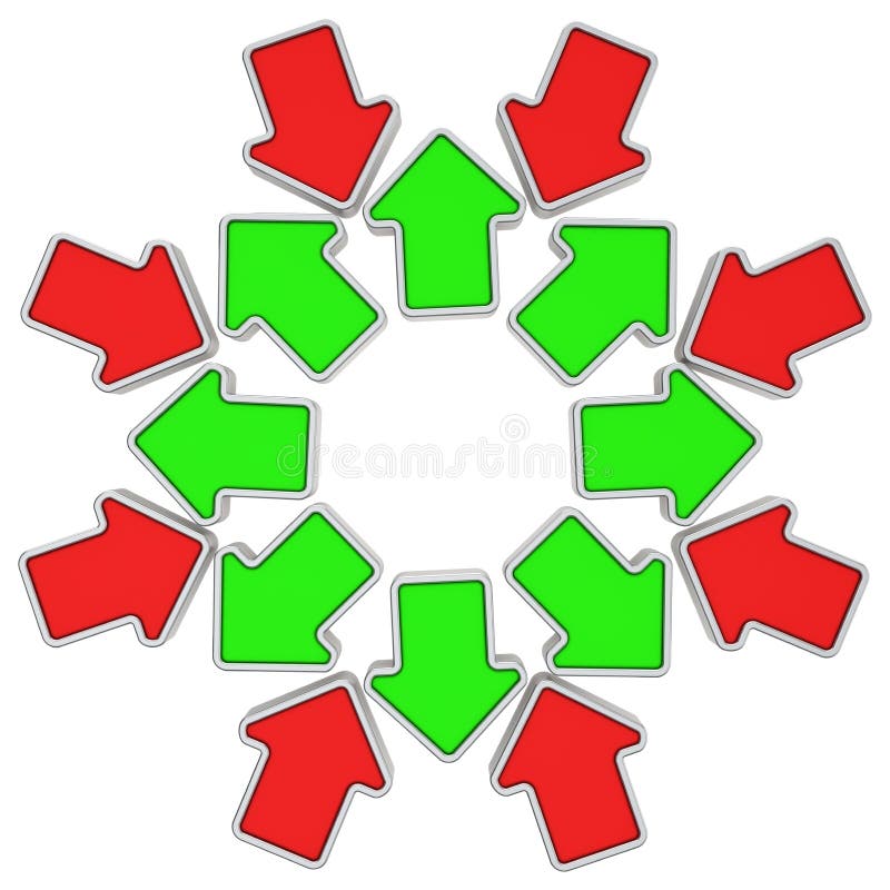 Arrows Circle Inward Stock Illustrations – 549 Arrows Circle Inward ...