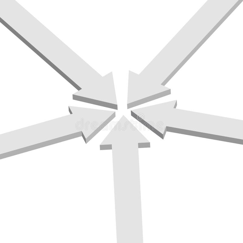 Arrows stock vector. Illustration of graphic, blue, white - 32583171