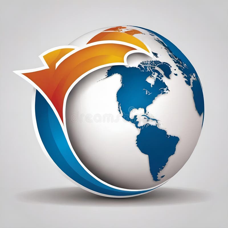 Arrows Around the World. Illustration Stock Illustration - Illustration ...