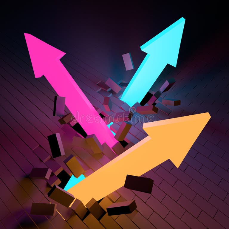 Breaking Arrows Stock Illustrations – 513 Breaking Arrows Stock ...