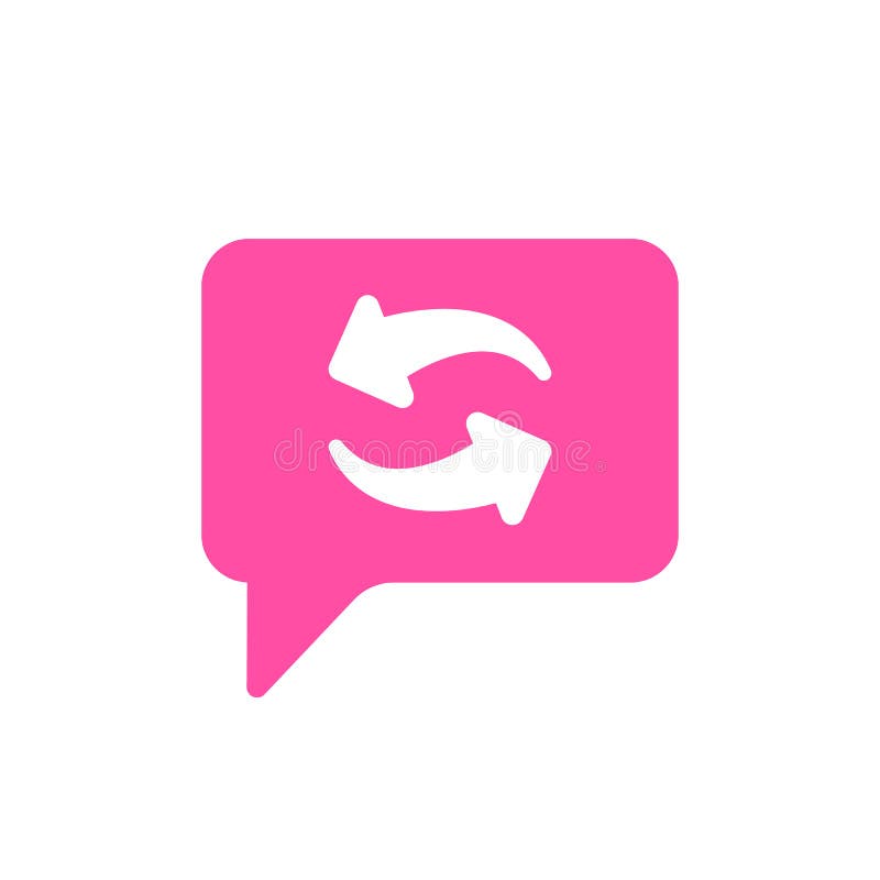 Bubble Chat Emoji Face Message Smiley Icon Stock Vector - Illustration ...