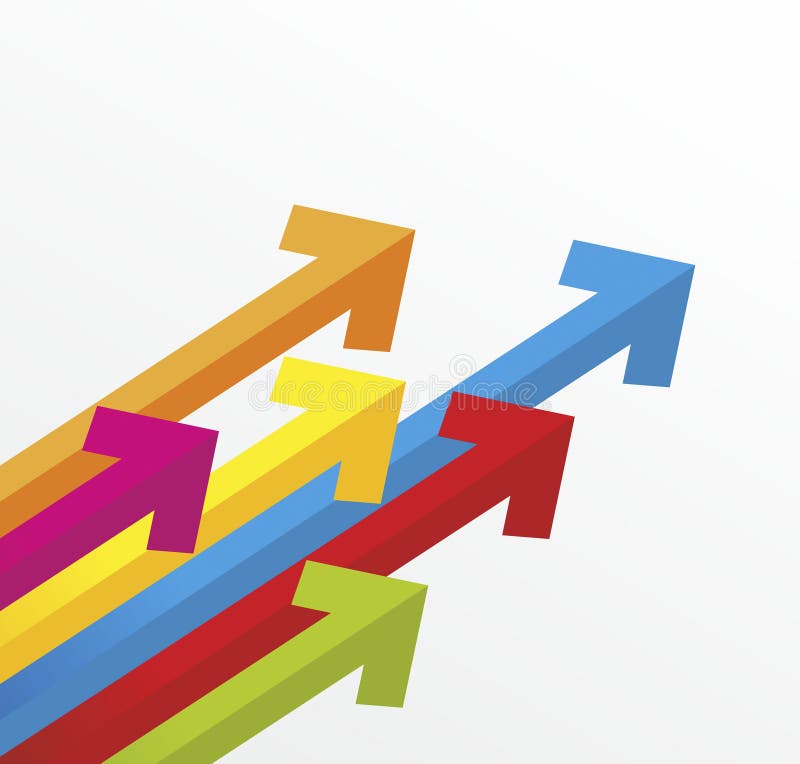 Many Arrows Many Ways Stock Illustrations – 172 Many Arrows Many Ways ...