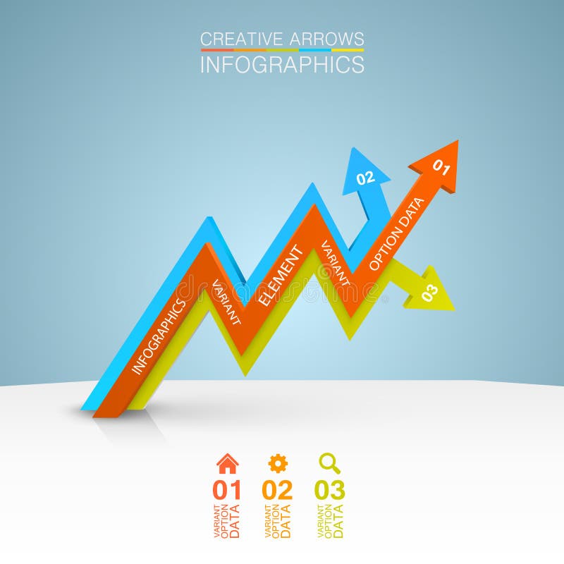 Arrows business growth stock vector. Illustration of achievement - 49874105