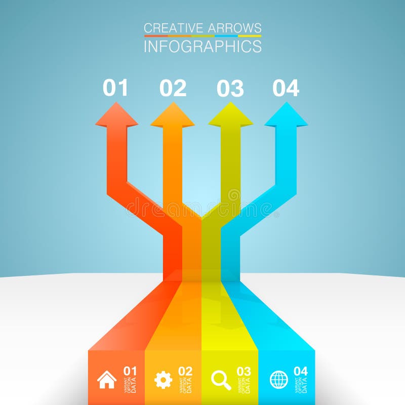 Arrows business growth stock vector. Illustration of growth - 49875202