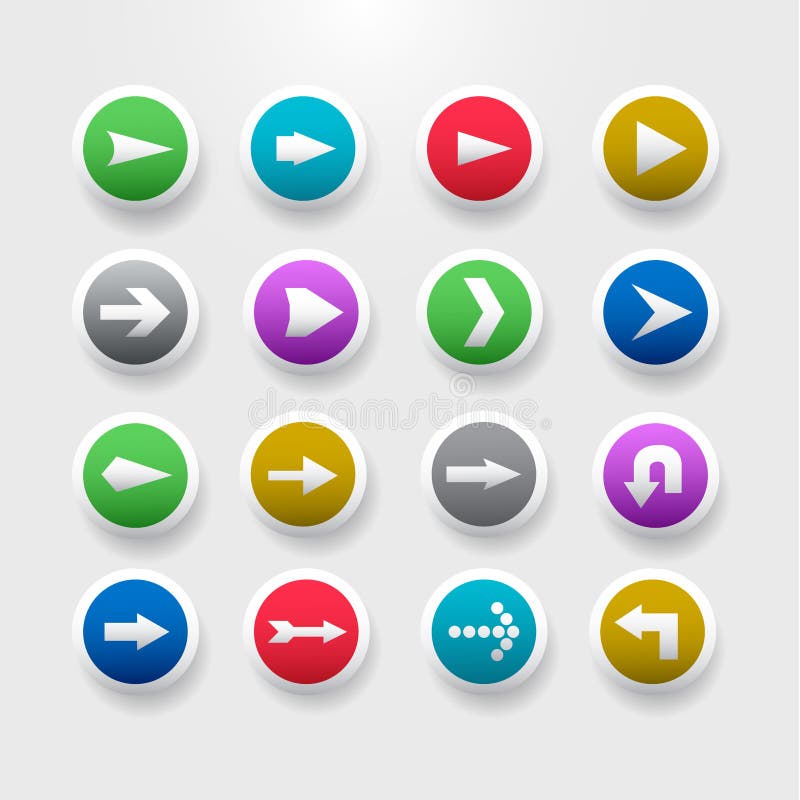 Flat Game UI Icon Set Buttons Stock Vector - Illustration of highscore ... Flat Game UI Icon Set Buttons Stock Vector - Illustration of highscore ...
