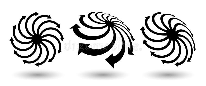 Abstract Turning Point Icon Stock Illustrations – 409 Abstract Turning ...