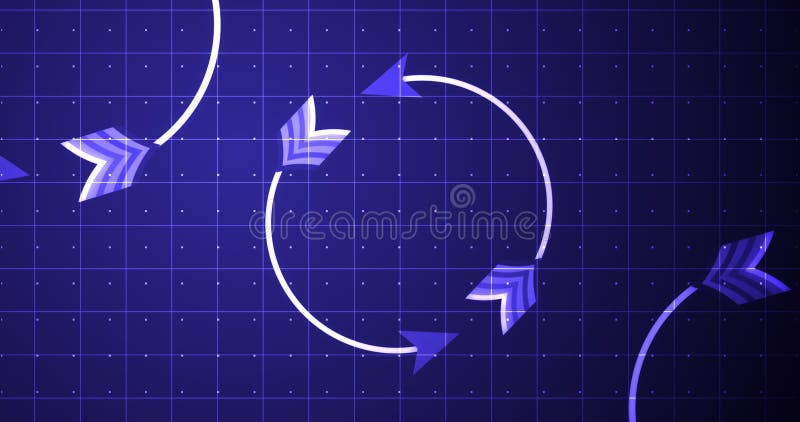 Arrows in a Circular Loop Moving. Recycle Reuse Concept for Digital ...