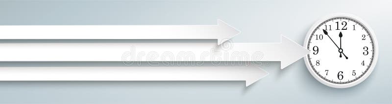 Clock Banner Header Background Stock Illustrations – 485 Clock Banner ...