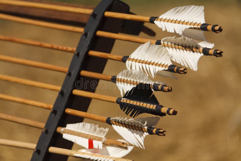 Arrows stock image. Image of weapons, weapon, display - 30431675