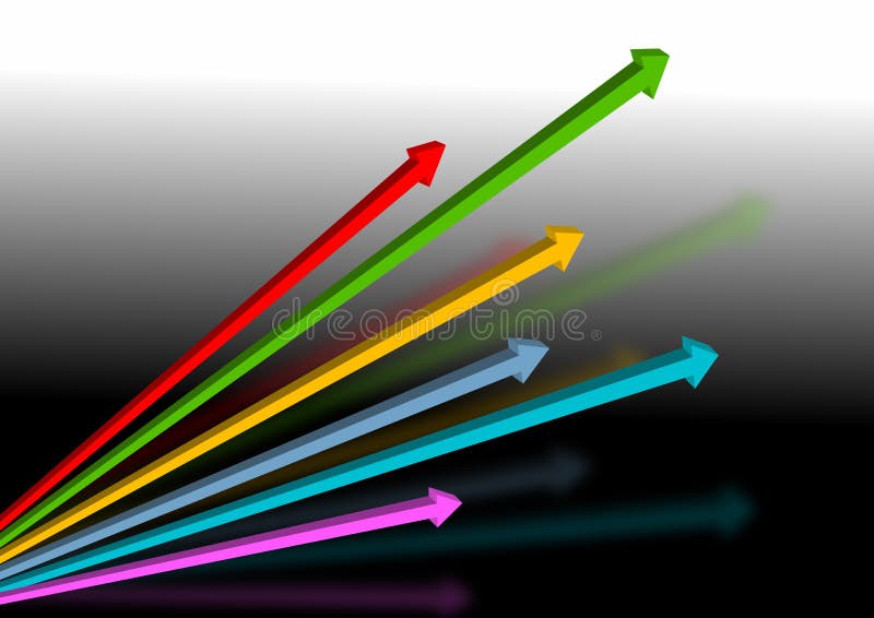 Arrows color stock vector. Illustration of isolated, concept - 12049749