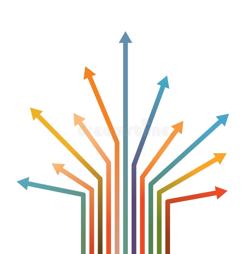 Arrows stock illustration. Illustration of direction - 43705082