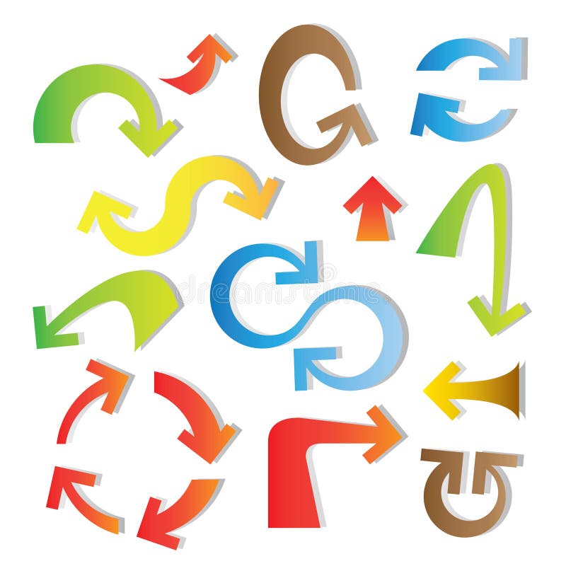 Arrows stock illustration. Illustration of promotion - 36446606