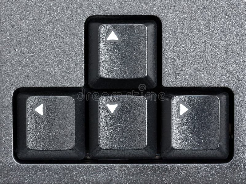 Arrows of Computer Keyboard Stock Image - Image of left, arrows: 34985167