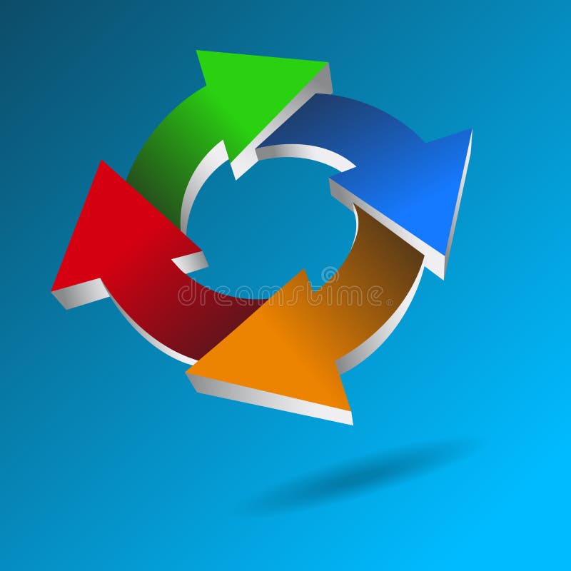 Arrows concept stock illustration. Illustration of concept - 43104710