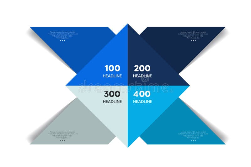 Arrows Connected by the Midlde Edge Scheme, Chart, Template ...