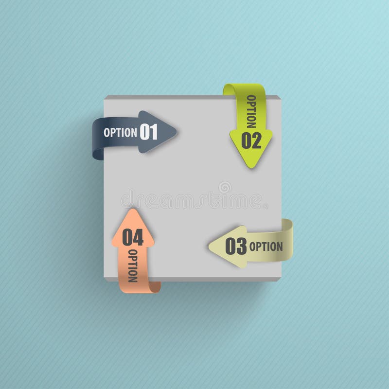 Arrows with Data Pattern Infographic Stock Vector - Illustration of ...