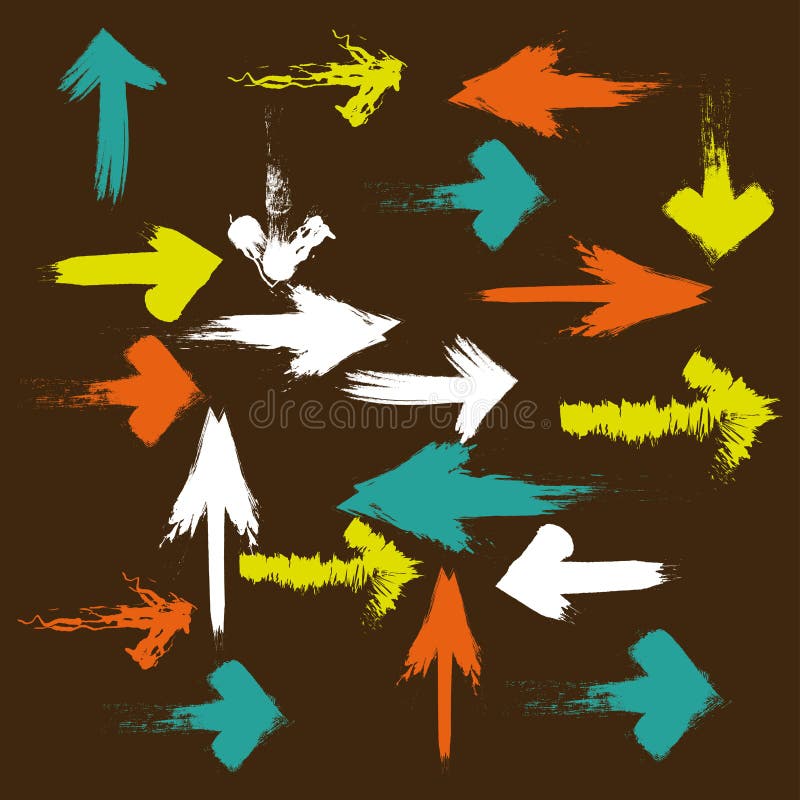 Arrows design stock vector. Illustration of graphic, pictogram - 33759000