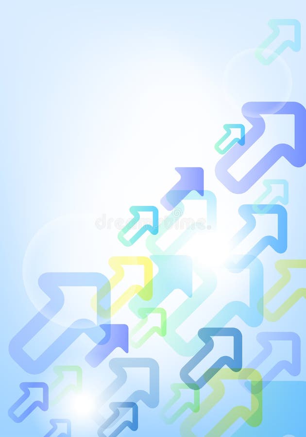 Arrows Design with Place for Text Stock Vector - Illustration of ...