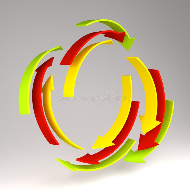 ARROWS in DIFFERENT COLORS : YELLOW, RED ,GREEN Stock Illustration ... ARROWS in DIFFERENT COLORS : YELLOW, RED ,GREEN Stock Illustration ...