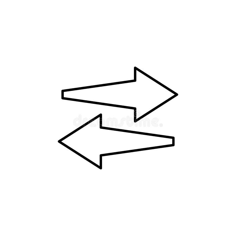 Arrows of Different Directions Icon. Element of Simple Icon for ...